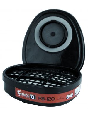 JSP Force 8 Press to Check Half Mask with P3 Cartridge| FFP3 Masks