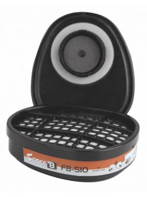 JSP Force 8 Press to Check Half Mask with P3 Cartridge| FFP3 Masks